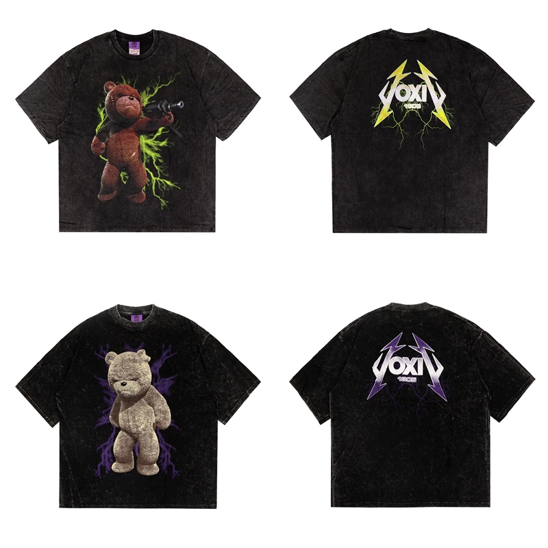 Jual Tshirt Oversized Washing Toxic Bear | Shopee Indonesia