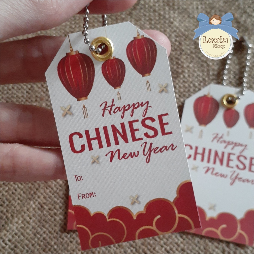 Jual Hang Tag IMLEK Lampion/ Kartu Ucapan HAPPY CHINESE NEW YEAR FancyPaper | Shopee Indonesia