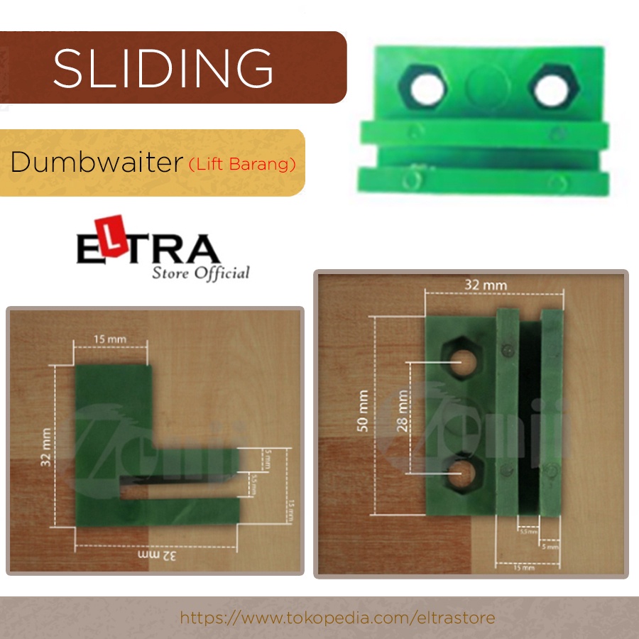 Jual Sliding Dumbwaiter / Guide Shoe Lift Barang | Shopee Indonesia