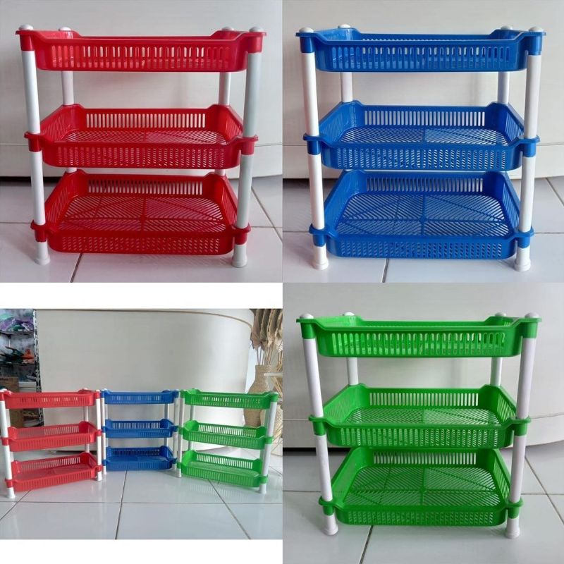 Jual Rak Plastik Serbaguna 3 Susun | Shopee Indonesia