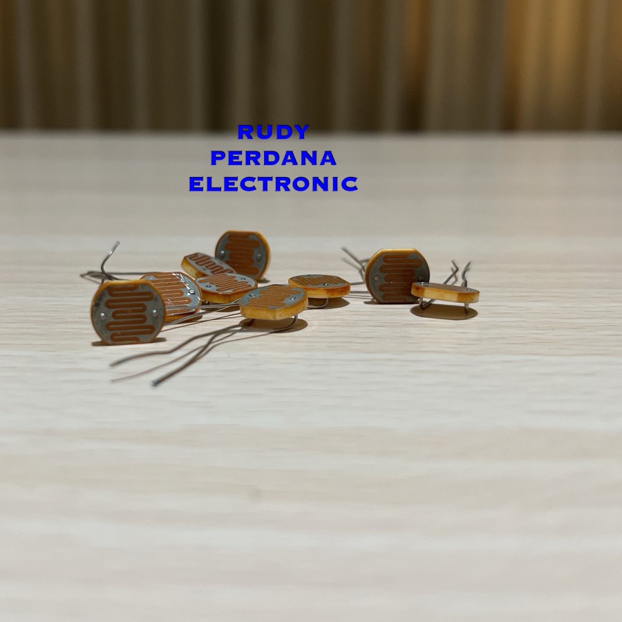 Jual LDR LIGHT DEPENDENT RESISTOR PHOTORESISTOR FOTO SENSOR CAHAYA 11MM ...