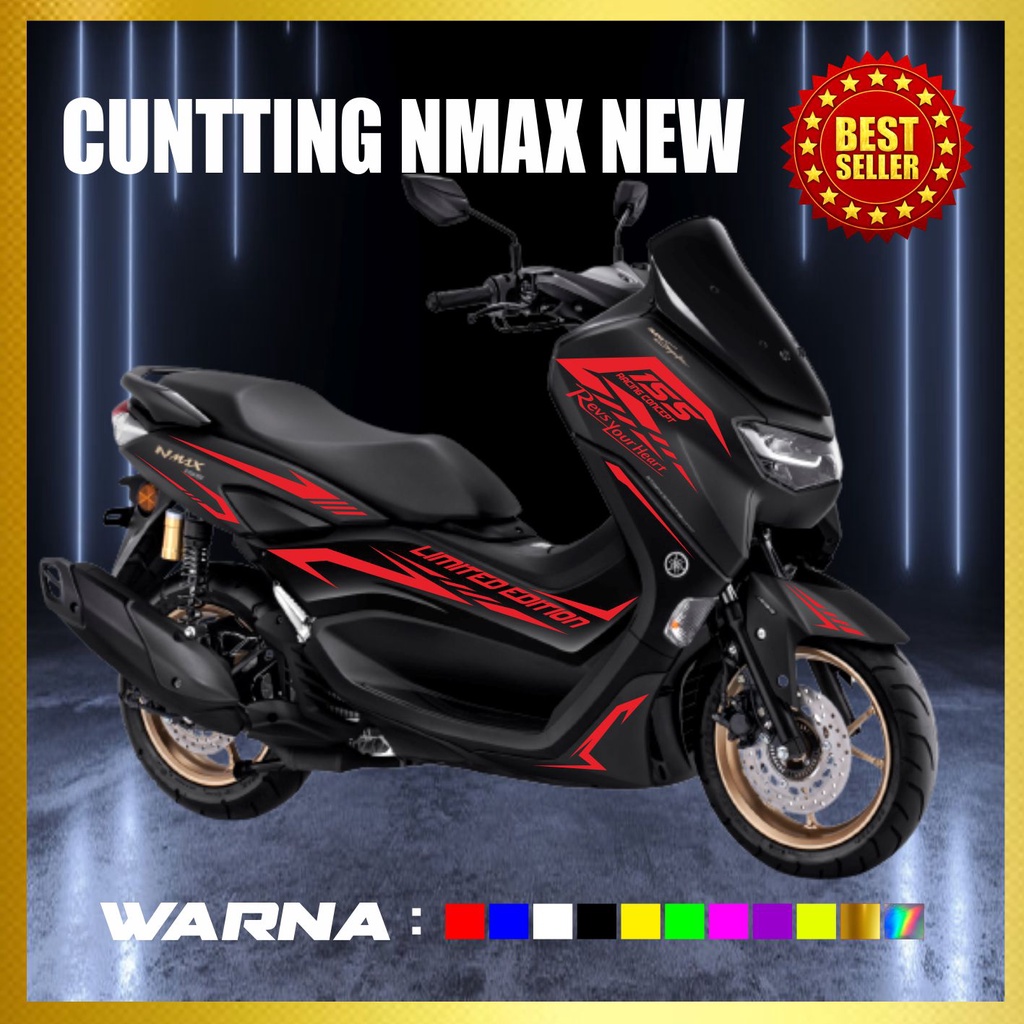 Jual STICKER NMAX NEW-CUTTING STICKER NMAX 2020 | Shopee Indonesia
