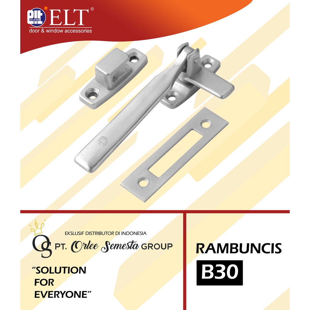 Jual ELT RAMBUCIS B30 NC II GRENDEL JENDELA ELT | Shopee Indonesia