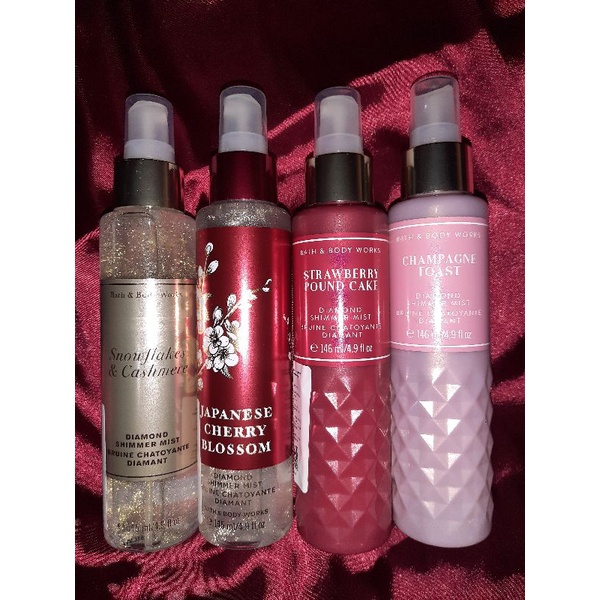 Jual Bath & Body Works diamond shimmer mist / luminous shimmer/ bbw ...