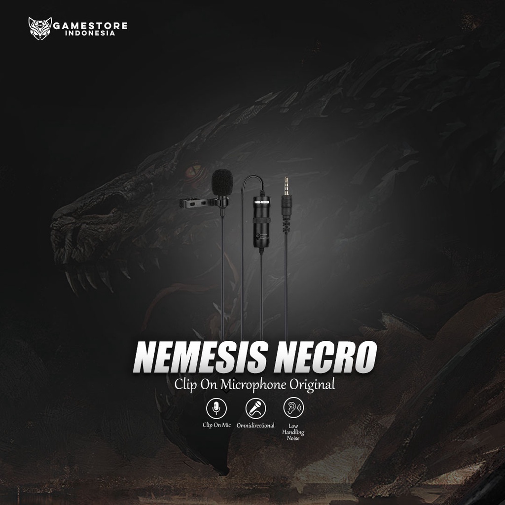 Jual NYK NEMESIS NECRO MCL 01/ MCL01 / MCL-01 Clip On Microphone ORIGINAL | Shopee Indonesia