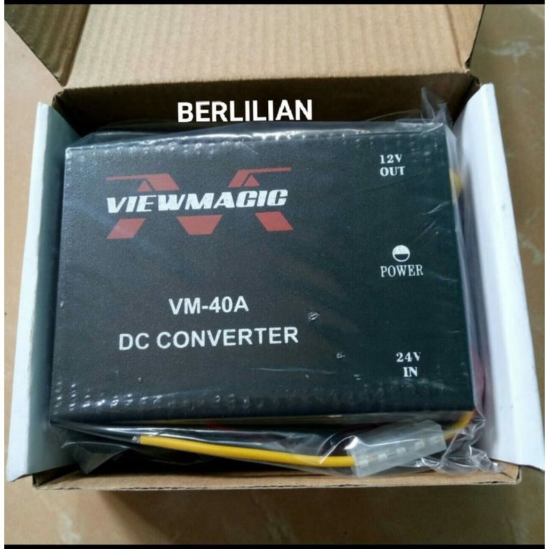 Jual Step Down 40A merek VIEWMAGIC input DC 24V output DC 12V Original | Shopee Indonesia
