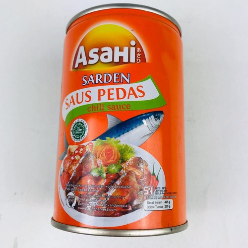 Jual Sarden Asahi Pedas Besar 425g | Shopee Indonesia