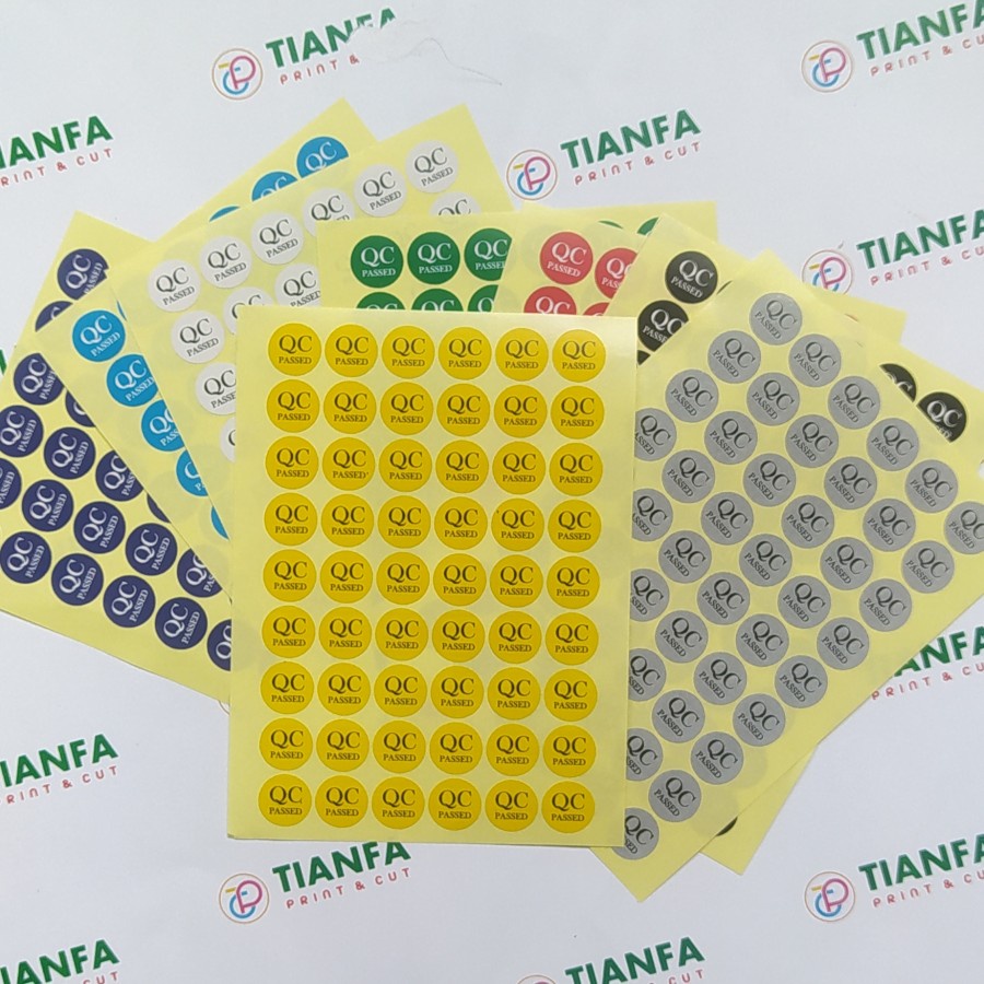 Jual STIKER QC PASSED 1,5 CM | Shopee Indonesia