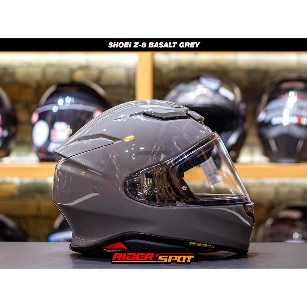 Jual Helm Motor SHOEI Z8 Basalt Grey Fulface Helmet Touring Japan Original | Shopee Indonesia