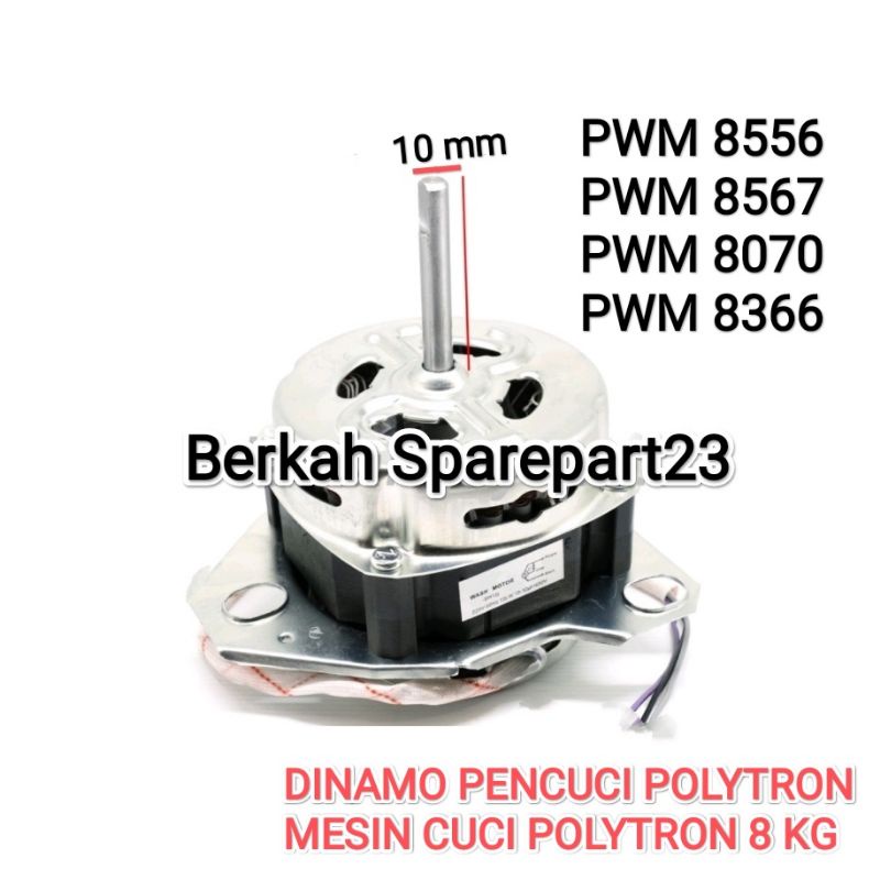 Jual DINAMO MESIN CUCI POLYTRON PWM 8556 PWM 8567 PWM 8070 PWM 8366 DINAMO PENCUCI / WASH ...
