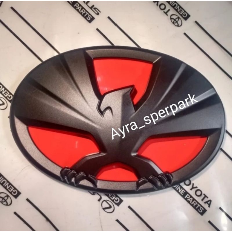 Jual Emblem logo garuda grill depan toyota calya hitam doff begron ...