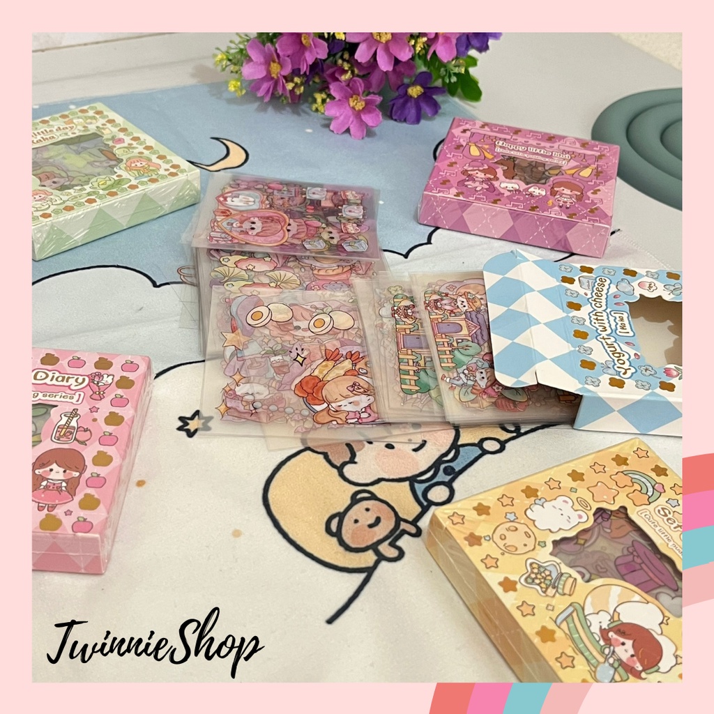 Jual Stiker Senmu Mini Kecil isi 100 Lembar Sticker Anti Air Murah ...