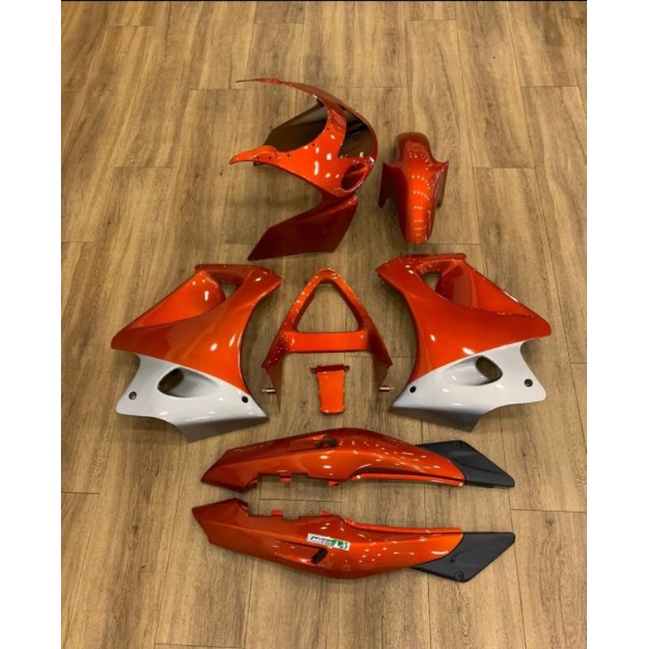 Jual Cover Body Bodi mika Fairing Set Atas Bawah Belakang Kawasaki ...