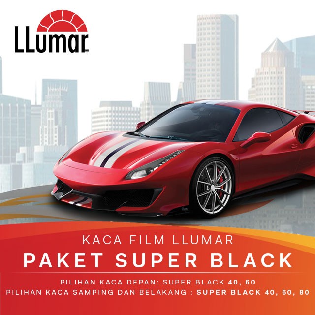 Jual PAKET KACA FILM LLUMAR - SUPER BLACK | Shopee Indonesia