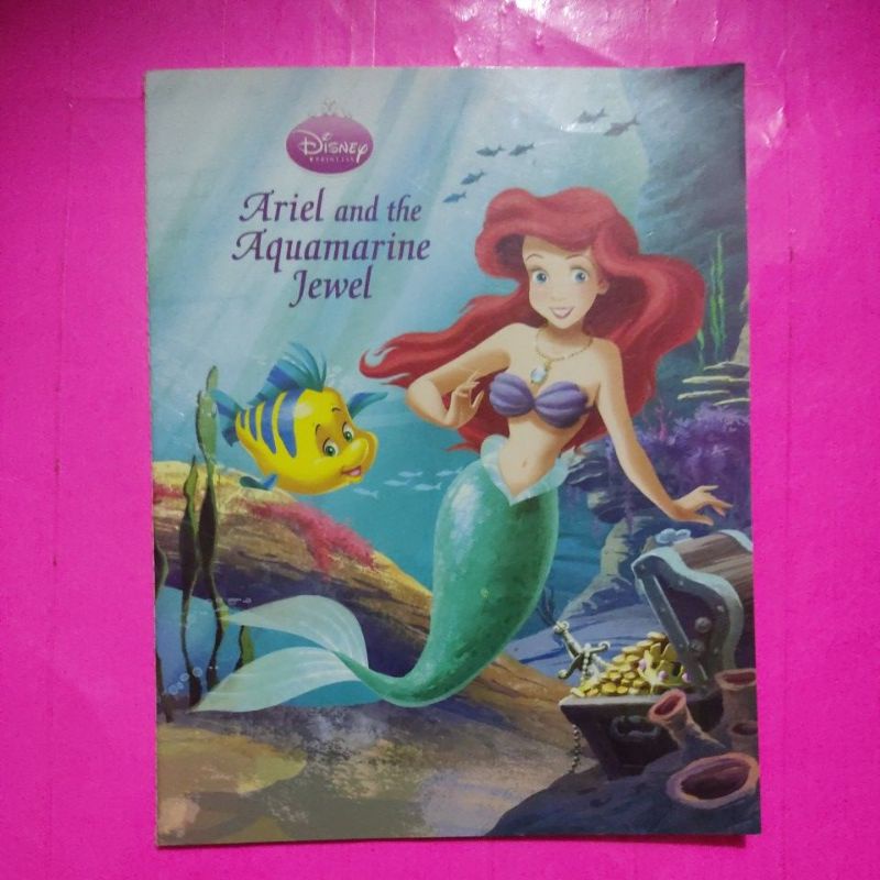 Jual buku import cerita anak Disney Ariel and the Aquamarine Jewel | Shopee Indonesia