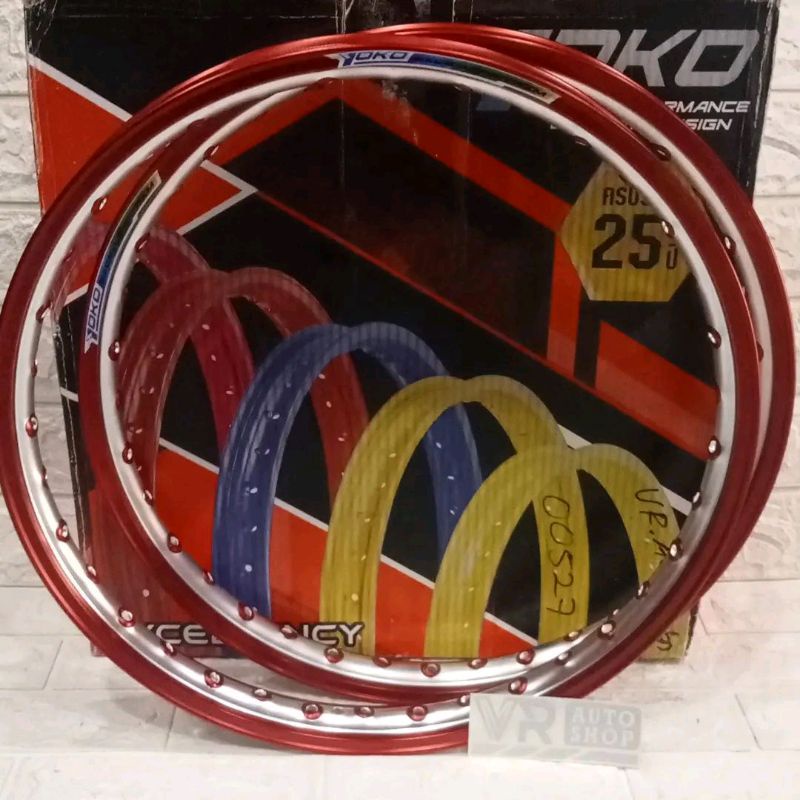 Jual Velg jari-jari / Daun velg / Daunan set 1.40 ring 17 Yoko | Shopee ...