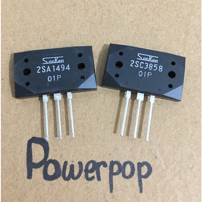 Jual Komponen Listrik Transistor Sanken 2Sa1494 2Sc3858 Original Japan ...