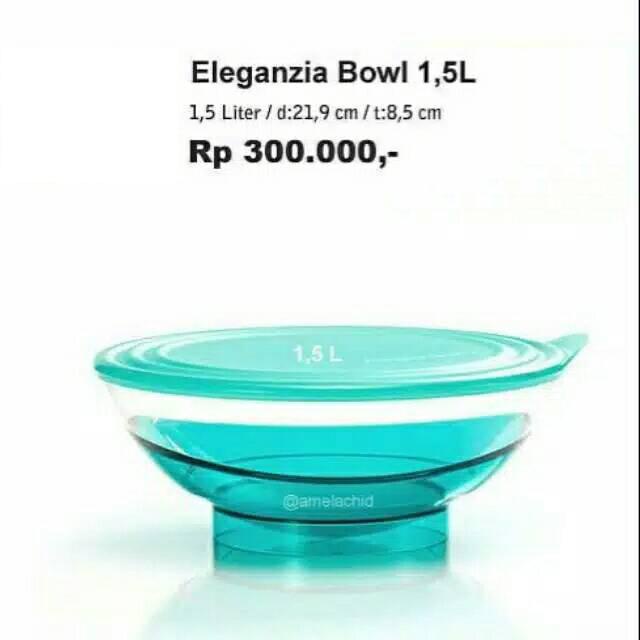 Jual Tupperware Eleganzia Bowl ukuran 1.5L | Shopee Indonesia