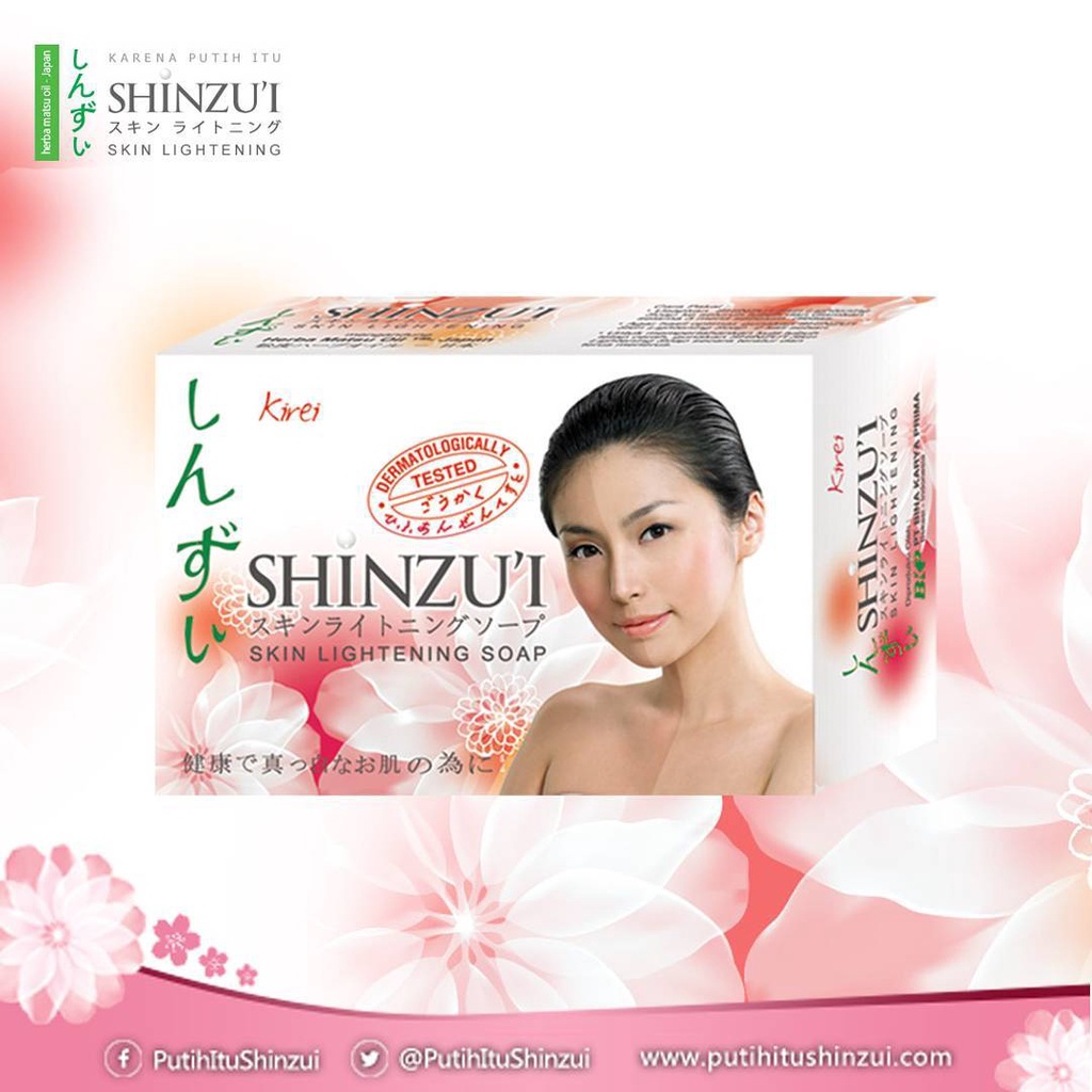 Jual Shinzui Skin Lightening Bar Soap Kirei 60gr || Sabun Mandi Batang ...