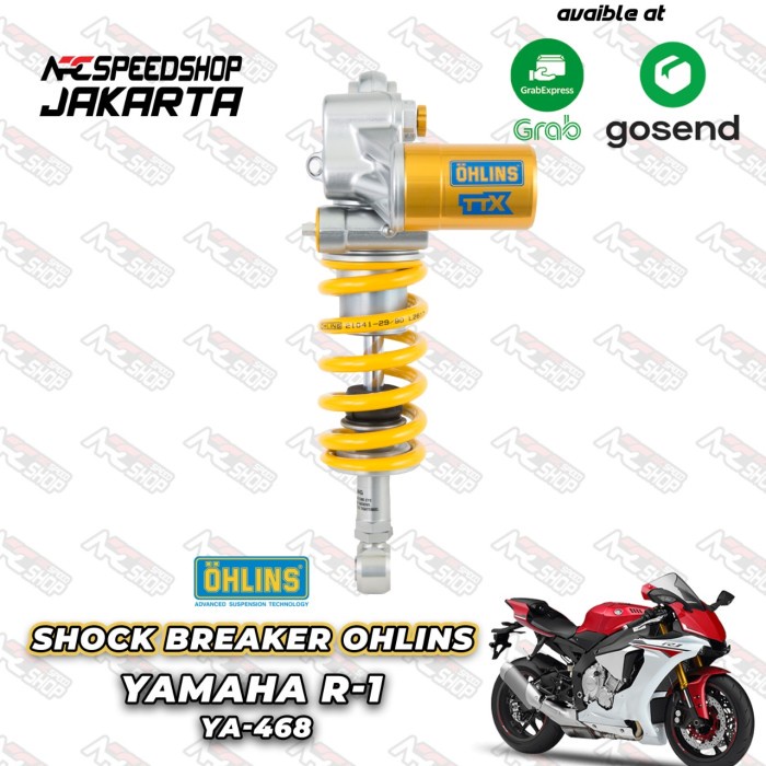 Jual Shockbreaker Ohlins Yamaha R1 Ttx Ya - 468 #Original | Shopee ...