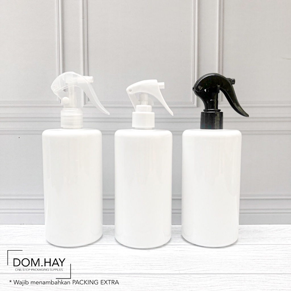 Jual Botol Trigger Spray 500ml Plastik Putih Botol Semprot Tanaman Handsanitizer Disinfectant ...