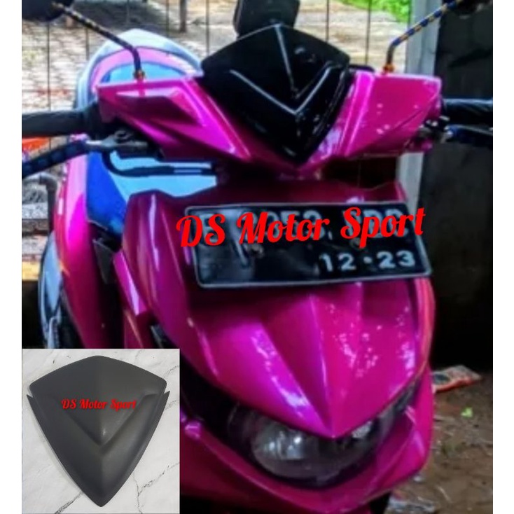 Jual VISOR MIO SOUL GT MODEL TERBARU CARBON WINDSHIELD MIO SOUL GT ...