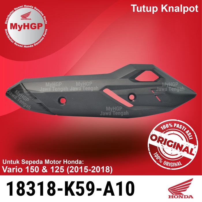 Jual 18318K59A10 - Cover Protector Muffler - Vario 150 125 Old 18318-K59-A10 18318 K59 A10 Tutup ...