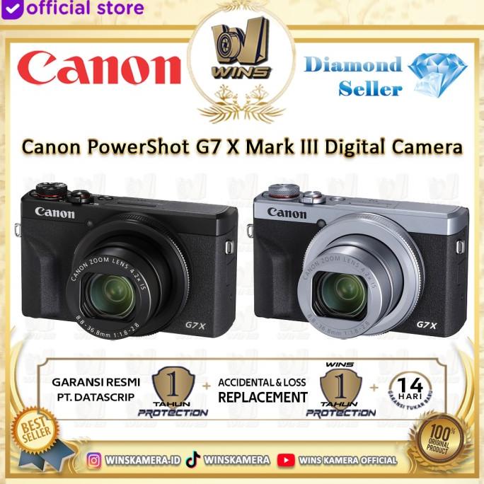 Jual Canon PowerShot G7X Mark III / G7X III - Kamera Vlogger | Shopee Indonesia