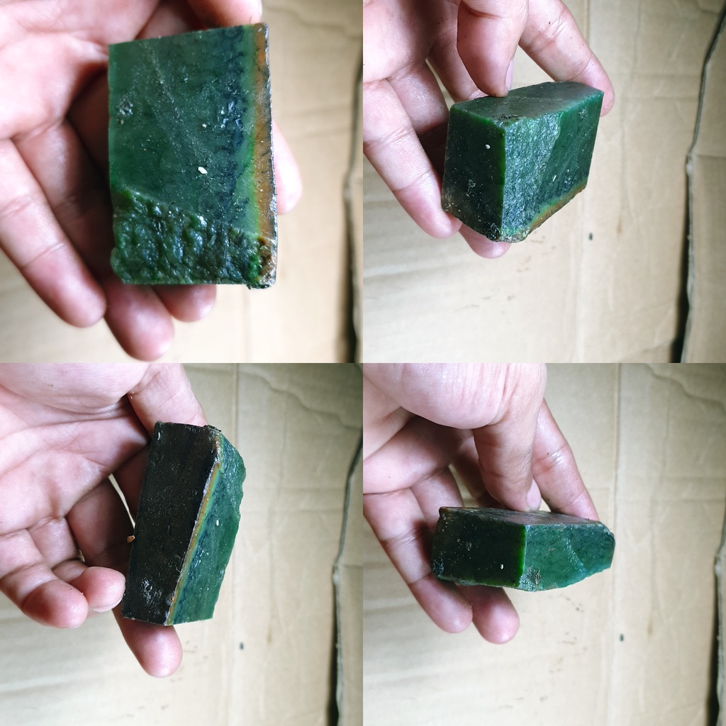 Jual BAHAN BATU GIOK ASLI NEPHRITE JADE JUAL MURAH HABISKAN STOK KD3429 ...