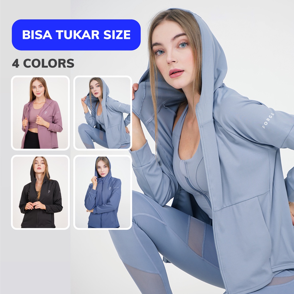 Jual Forge Activewear - Aria Jaket Olahraga Wanita - Baju Olah Raga ...