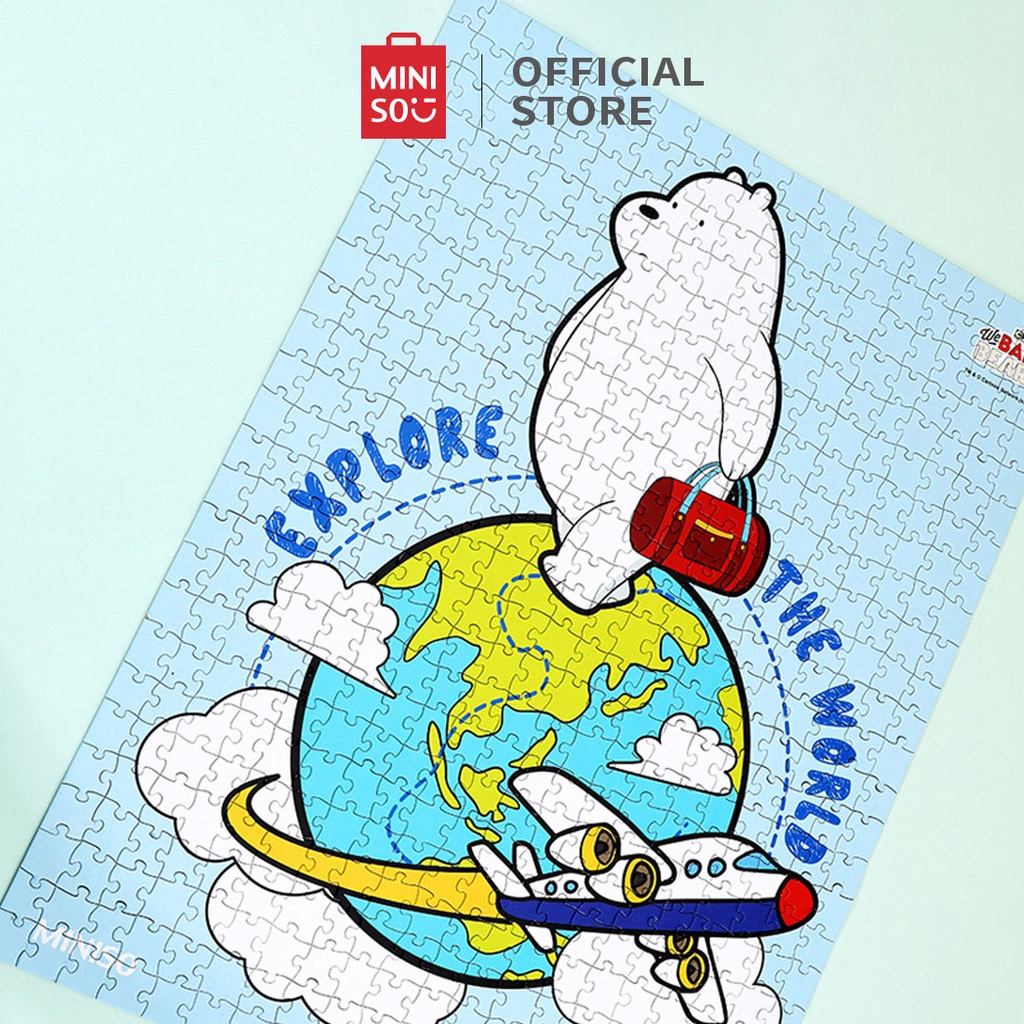Jual MINISO - Puzzle We Bare Bears 500pcs Mainan Puzzle Mainan Anak ...