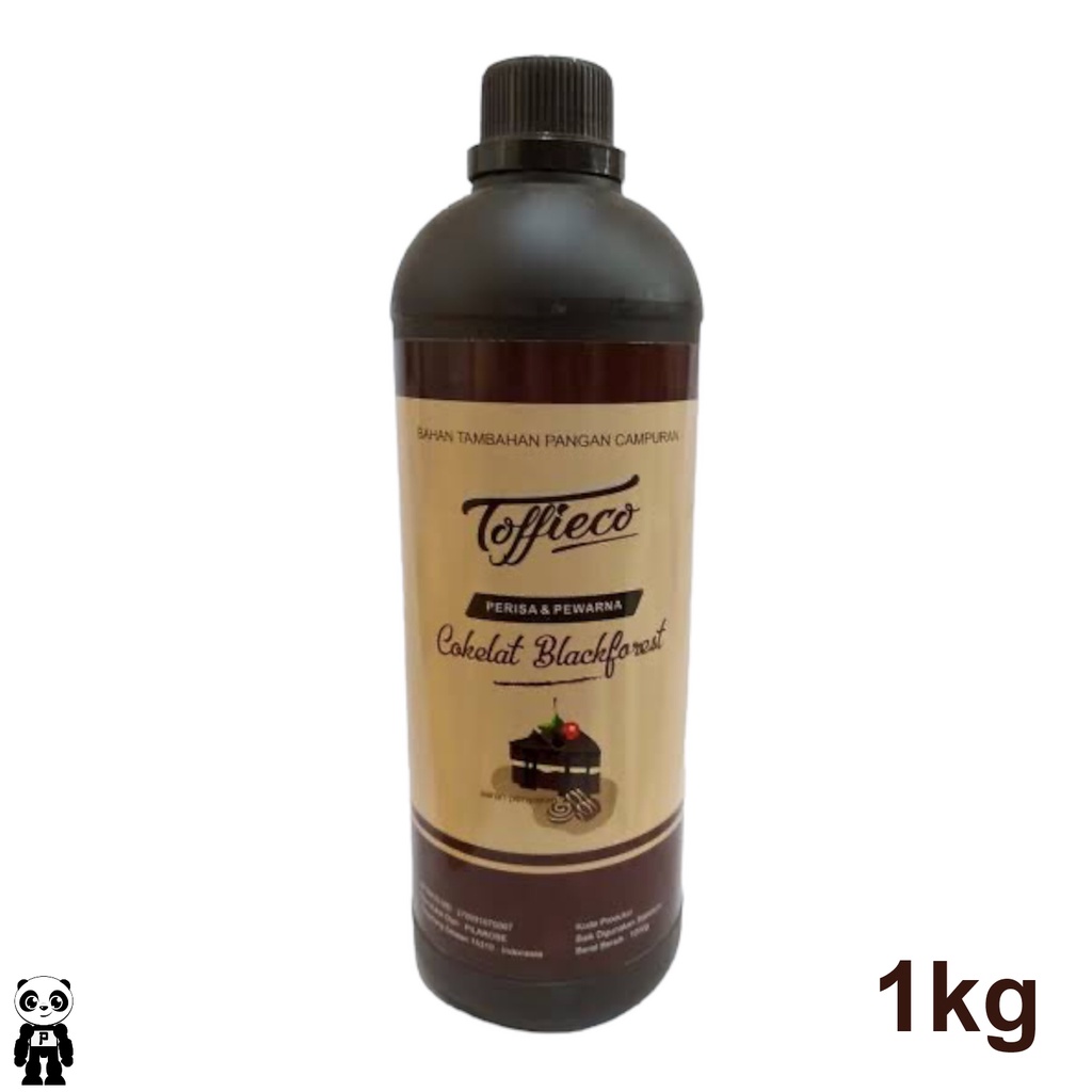 Jual Toffieco Coklat Blackforest 1kg Perisa dan Pewarna Makanan Black ...