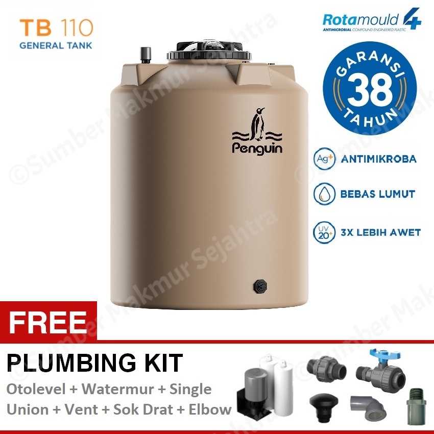 Jual Toren Air 1000 Liter Penguin / Tandon Air / Tangki Air - TB 110 ...