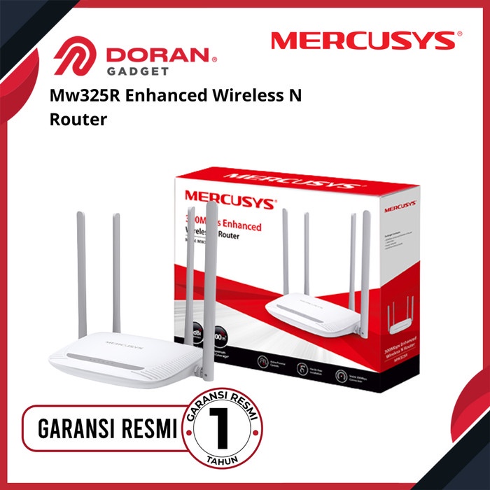 Jual Router Mercusys Mw325R 300Mbps Enhanced Wireless N Router | Shopee ...