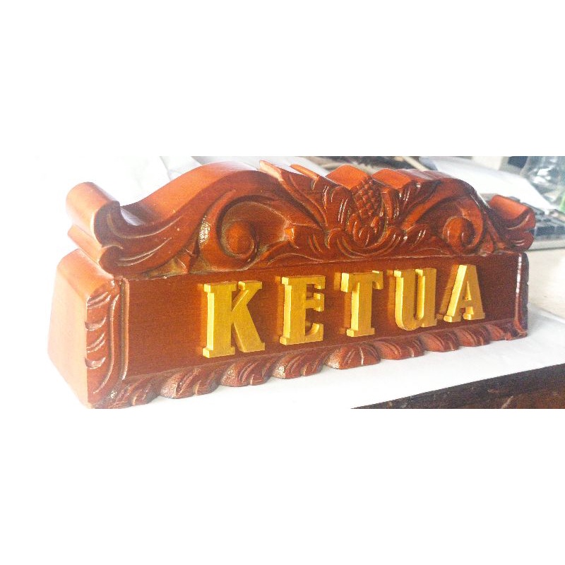 Jual nama meja kayu,papan kayu ukir,ukiran nama | Shopee Indonesia