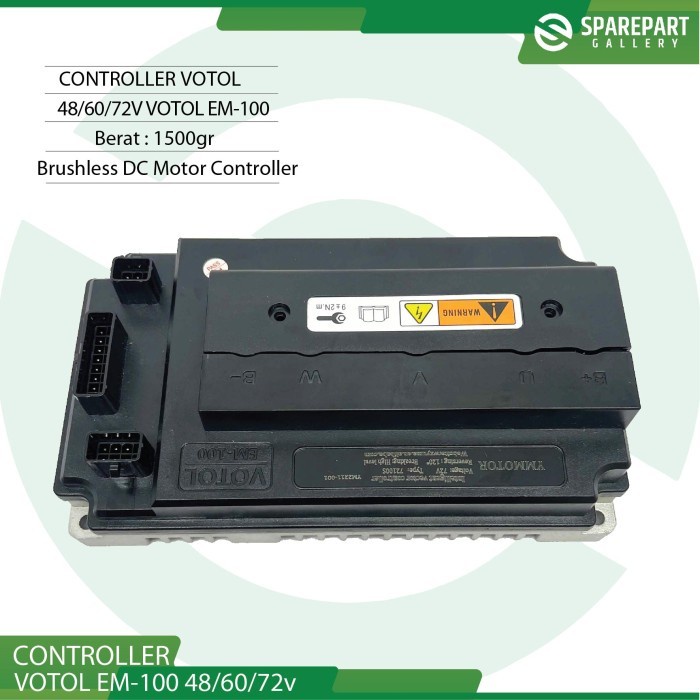 Jual Votol EM100 Controller/Pengendali Motor Skuter Listrik 48V/60V/72V ...