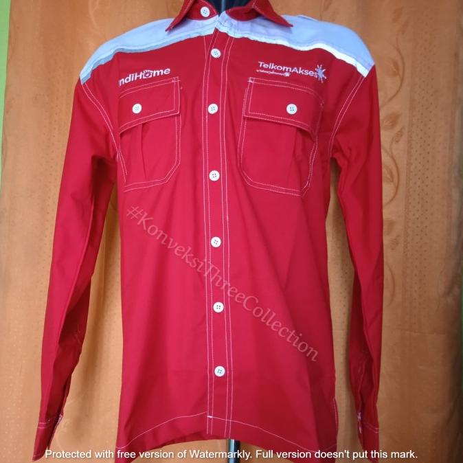Jual Baju Indihome Seragam Kerja Tangan Panjang | Shopee Indonesia