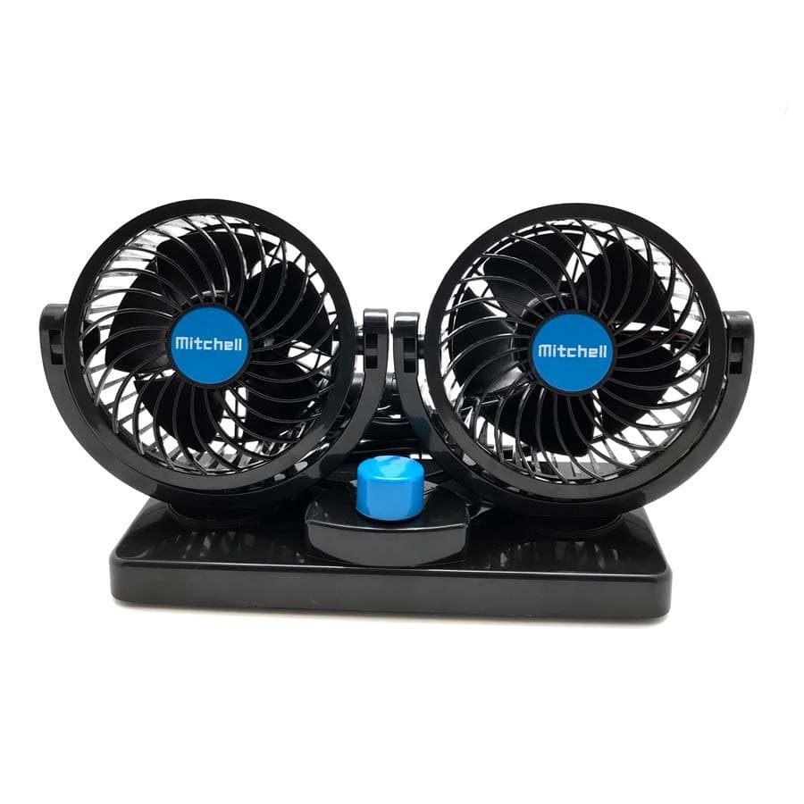 Jual Kipas Angin Mobil Double Headed Fan 12Volt | Shopee Indonesia