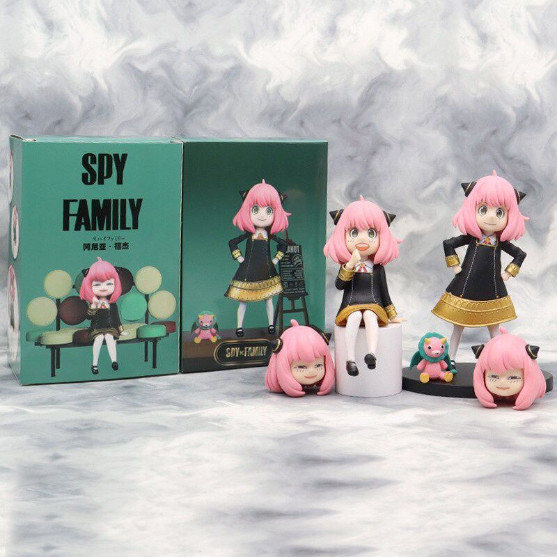 Jual ACTION FIGURE SPY X FAMILY ANYA FORGER CHIBI WAKUWAKU REPLACEABLE ...