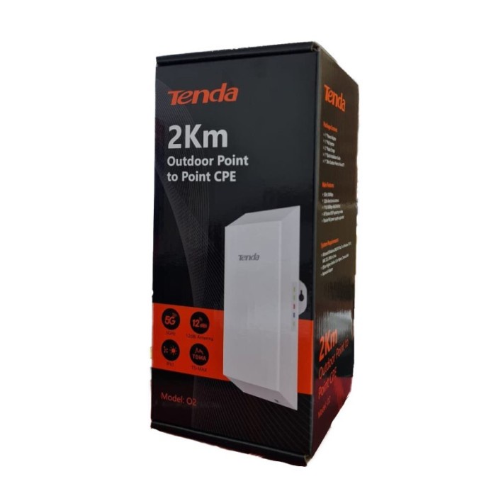 Jual Router Tenda O2 2Km 5Ghz Point To Point Outdoor Cpe 5 Ghz Long ...