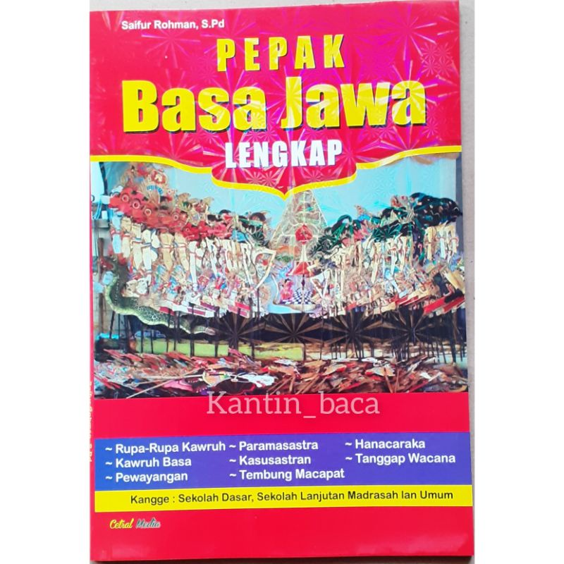 Jual Buku Pepak Basa Jawa Lengkap Central Media | Shopee Indonesia