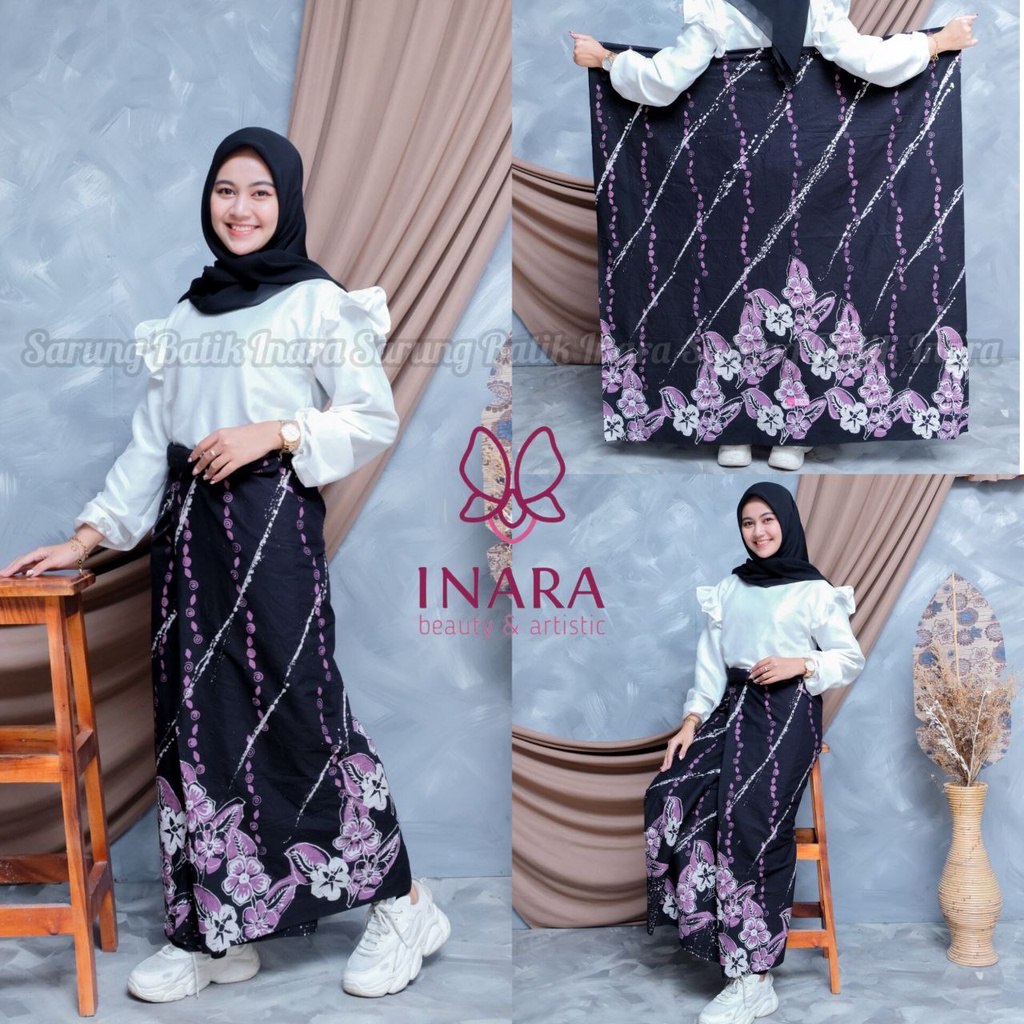 Jual Sarung batik inara/sarung cap khas pekalongan/sarung batik katun ...