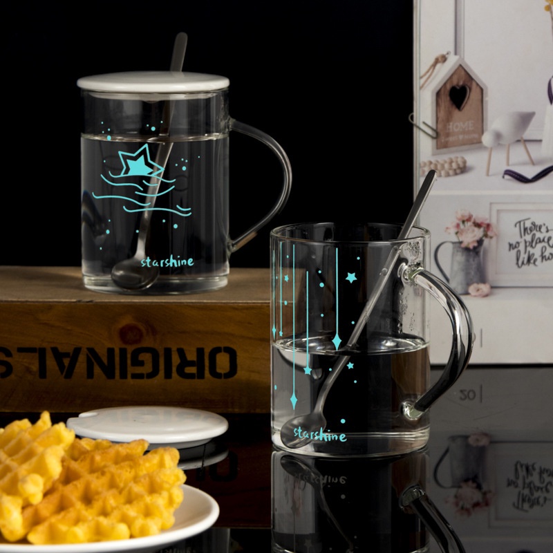 Jual Gelas Kaca /Gelas Korea /Gelas Korea Aesthetic /Gelas Aesthetic ...