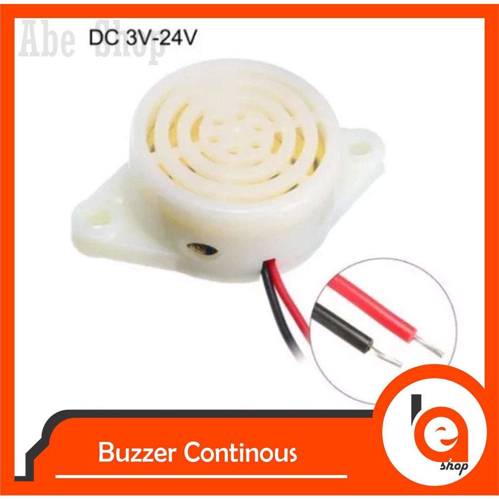 Jual Buzzer dc Continuous Alarm DC 3-24V active piezo buzzer SFM 27 speaker 5v 9v 12v | Shopee ...