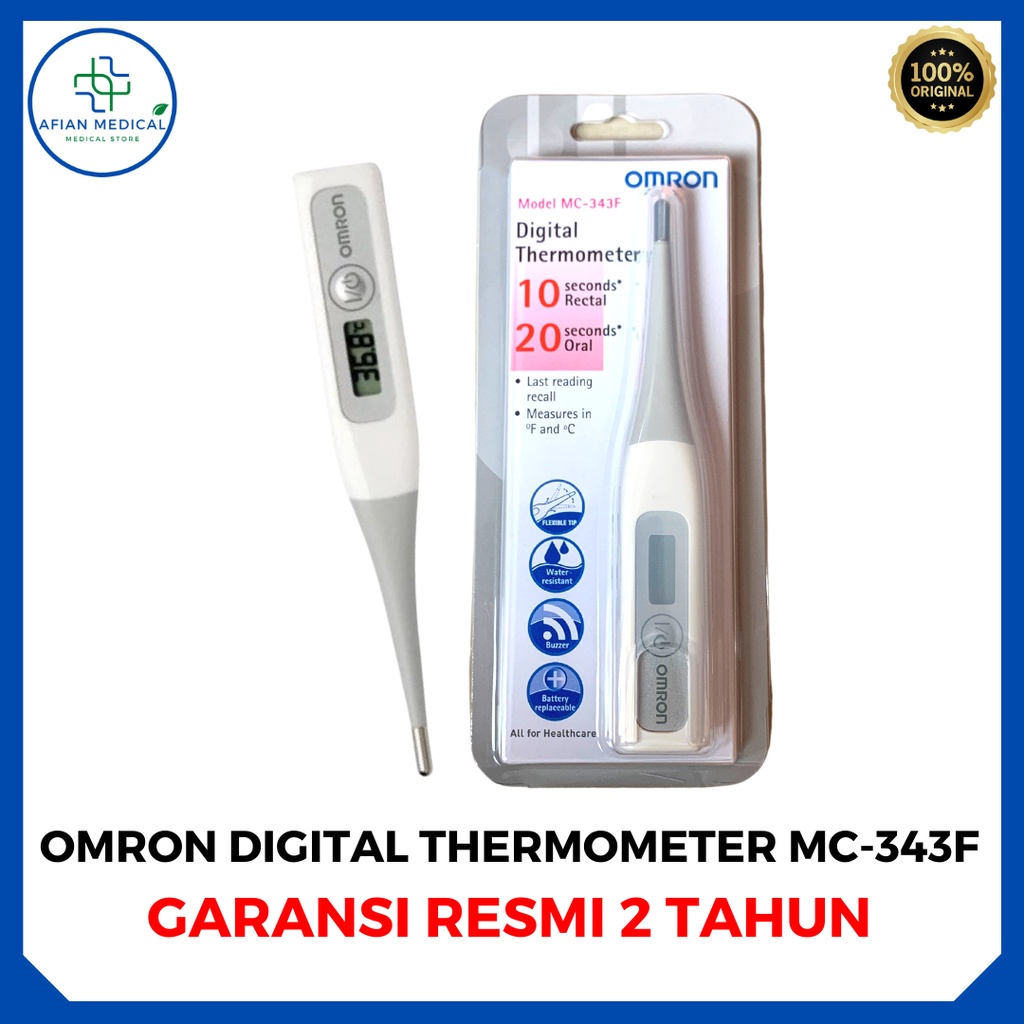 Jual Omron Thermometer Digital MC 343F / Termometer Omron / Thermometer ...