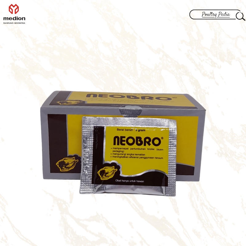 Jual Neobro 1box isi 40 sachet @5gram medion - multivitamin Asam Amino ...
