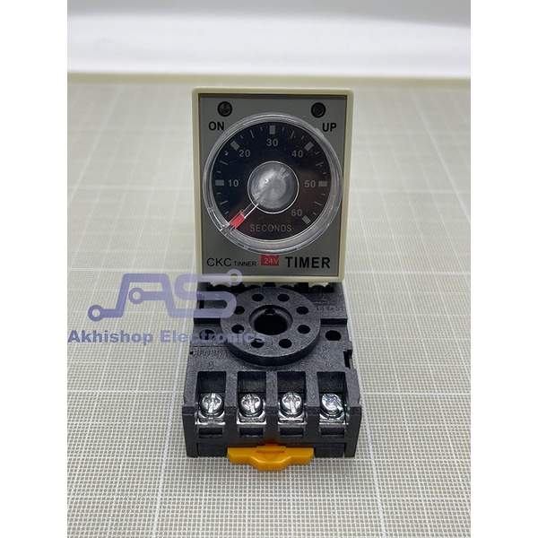 Jual AH3-3 60S 24VDC Delay Timer with 0-60S Time Relay | Shopee Indonesia