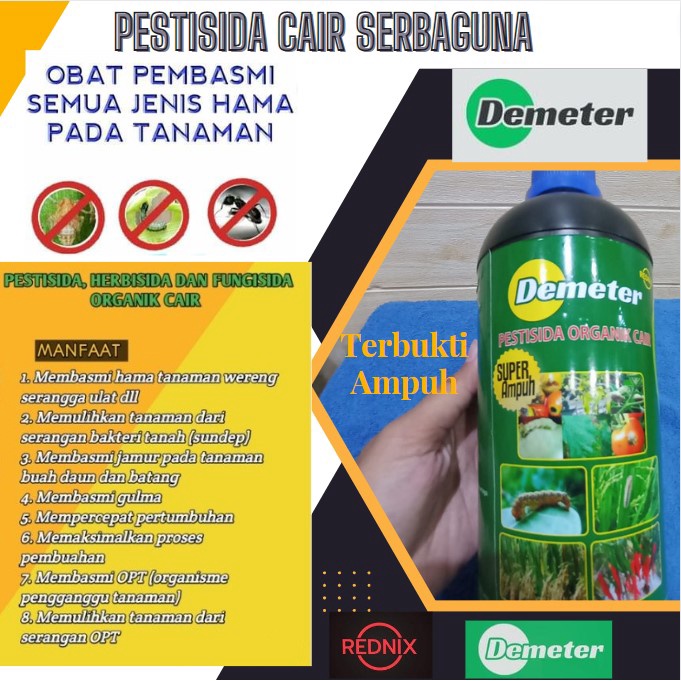 Jual Demeter 500 ml obat hama tanaman, hama daun, kutu putih, semut ...