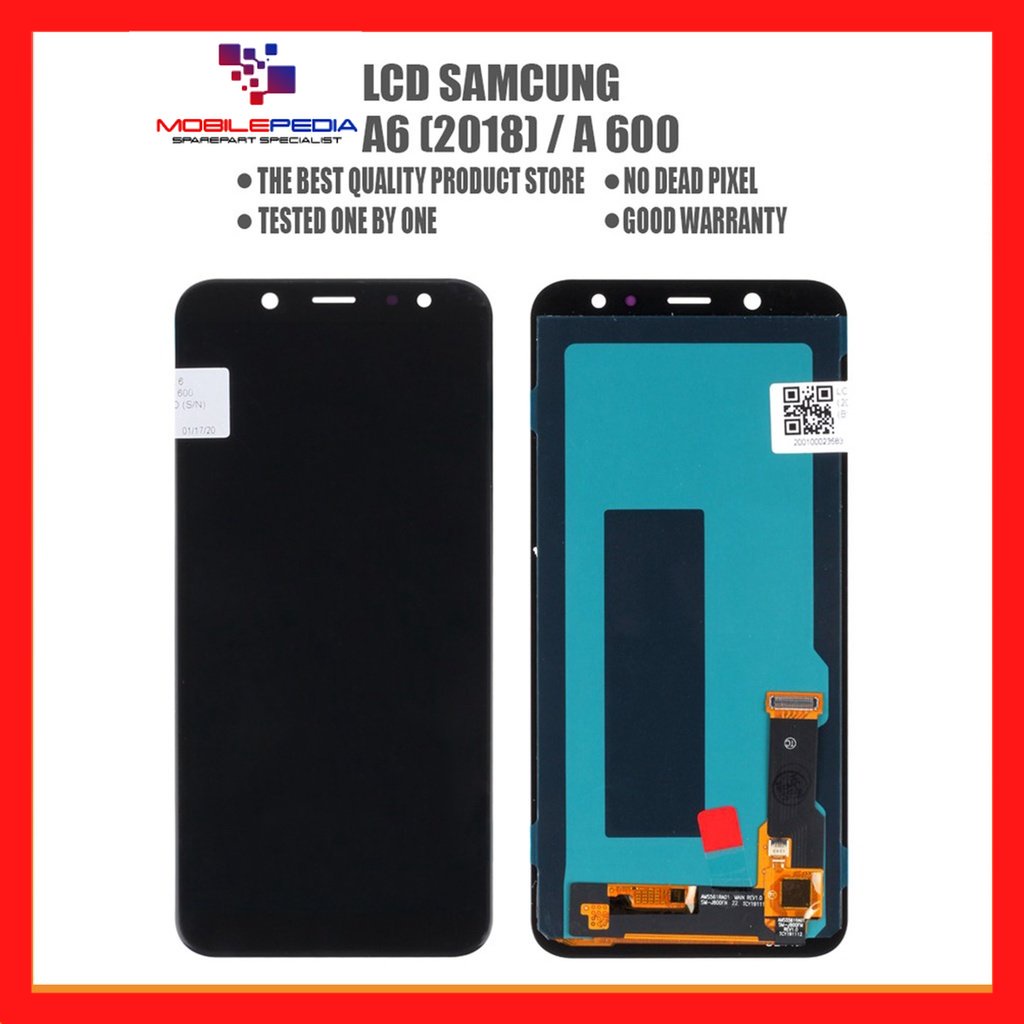 Jual LCD Samsung A6 / LCD Samsung A600 2018 ORIGINAL incell 100% Fullset Touchscreen Garansi 1 ...