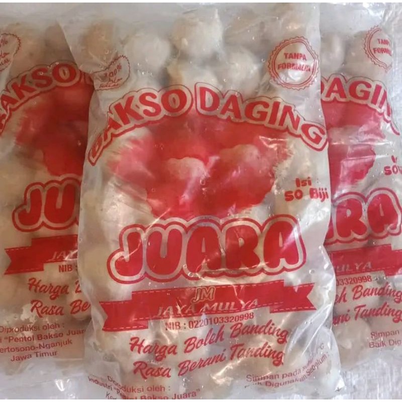 Jual Pentol daging sapi isi 50 merk juara | Shopee Indonesia